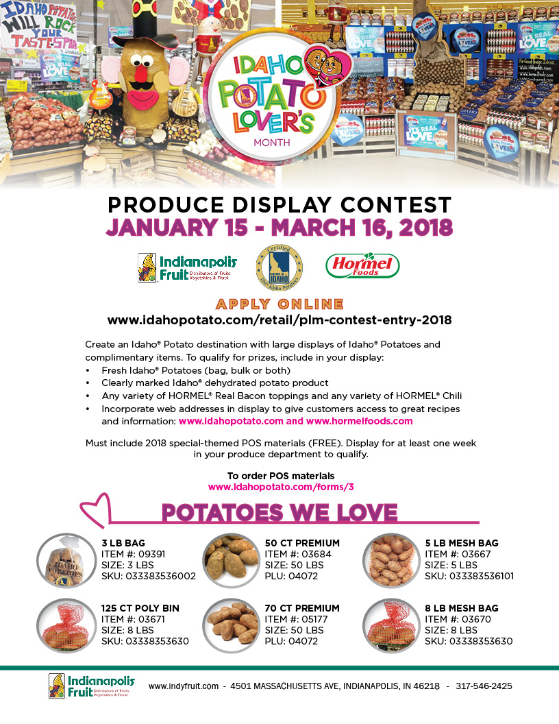 A display contest for potato lovers! - Indianapolis Fruit